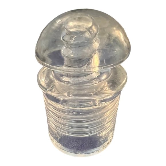 Pyrex | Art | Vintage Pyrex Clear Glass Electric Pole Insulator Made ...